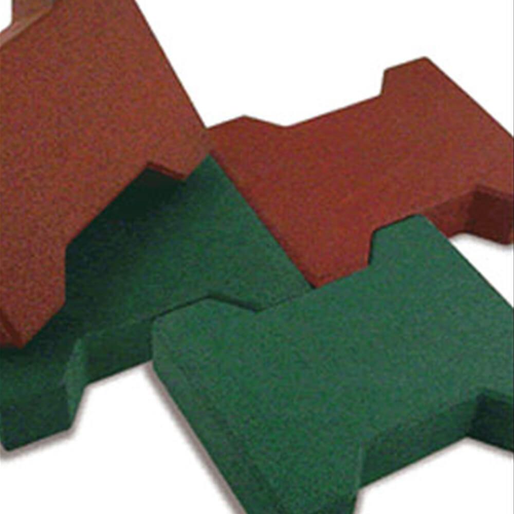 FLEXGARD® TRU-PAVE Interlocking Rubber Pavers PAVER13/4-BLACK | Order ...